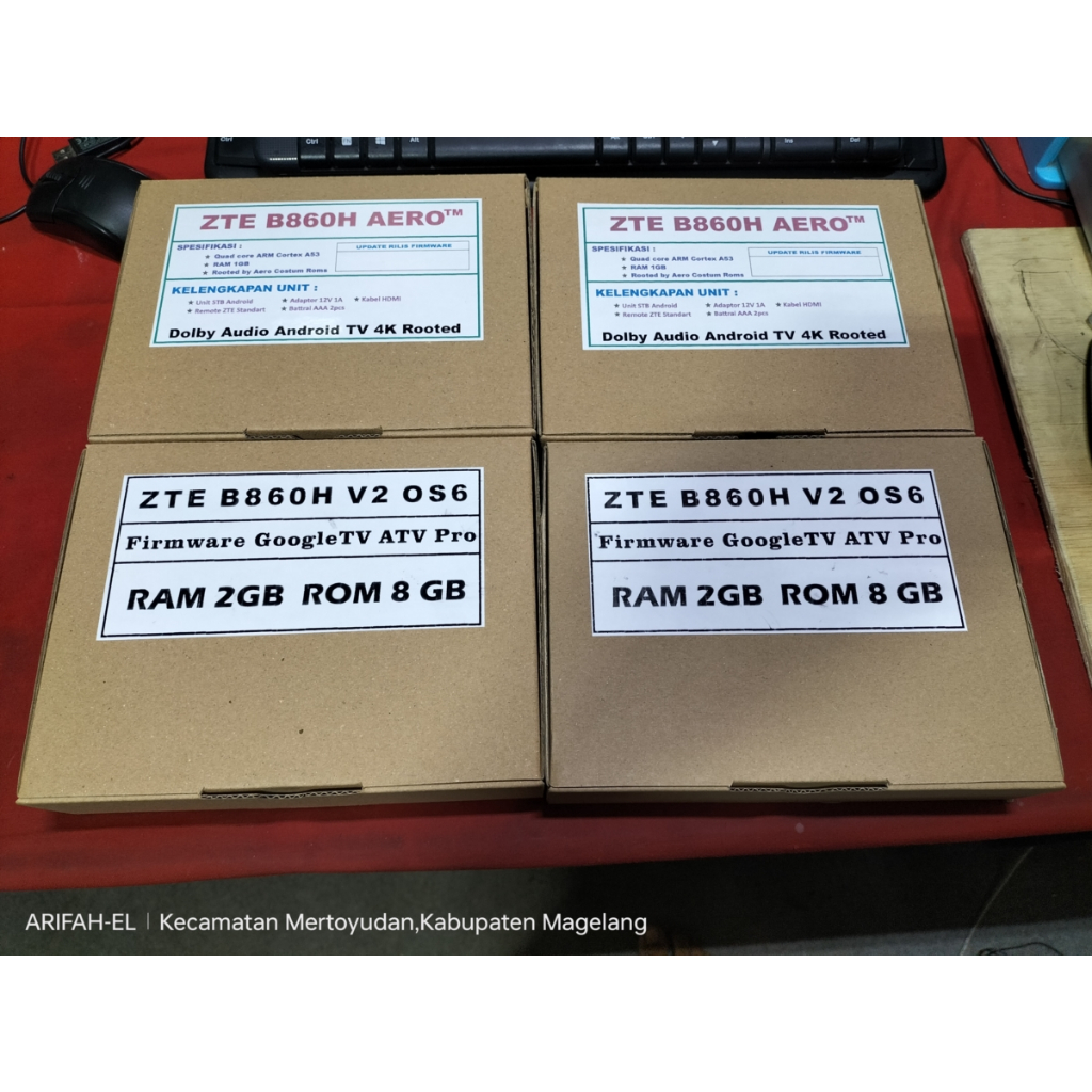 Jual ZTE B860H V1 V2 OS6 Aero GoogleTV Fullset | Shopee Indonesia
