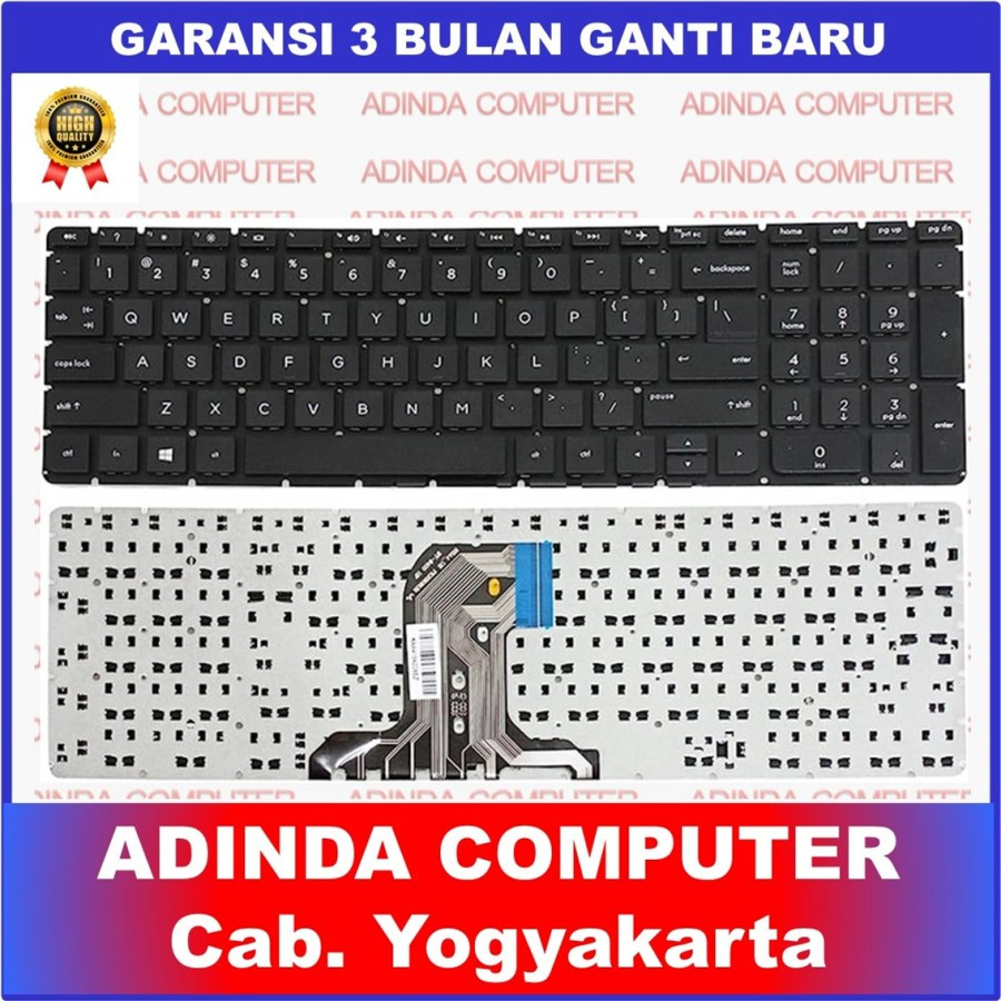 Jual Keyboard Hp Pavilion 15-AC TPN-C125 TPN-C126 TPN-C215 TPN-C216 ...