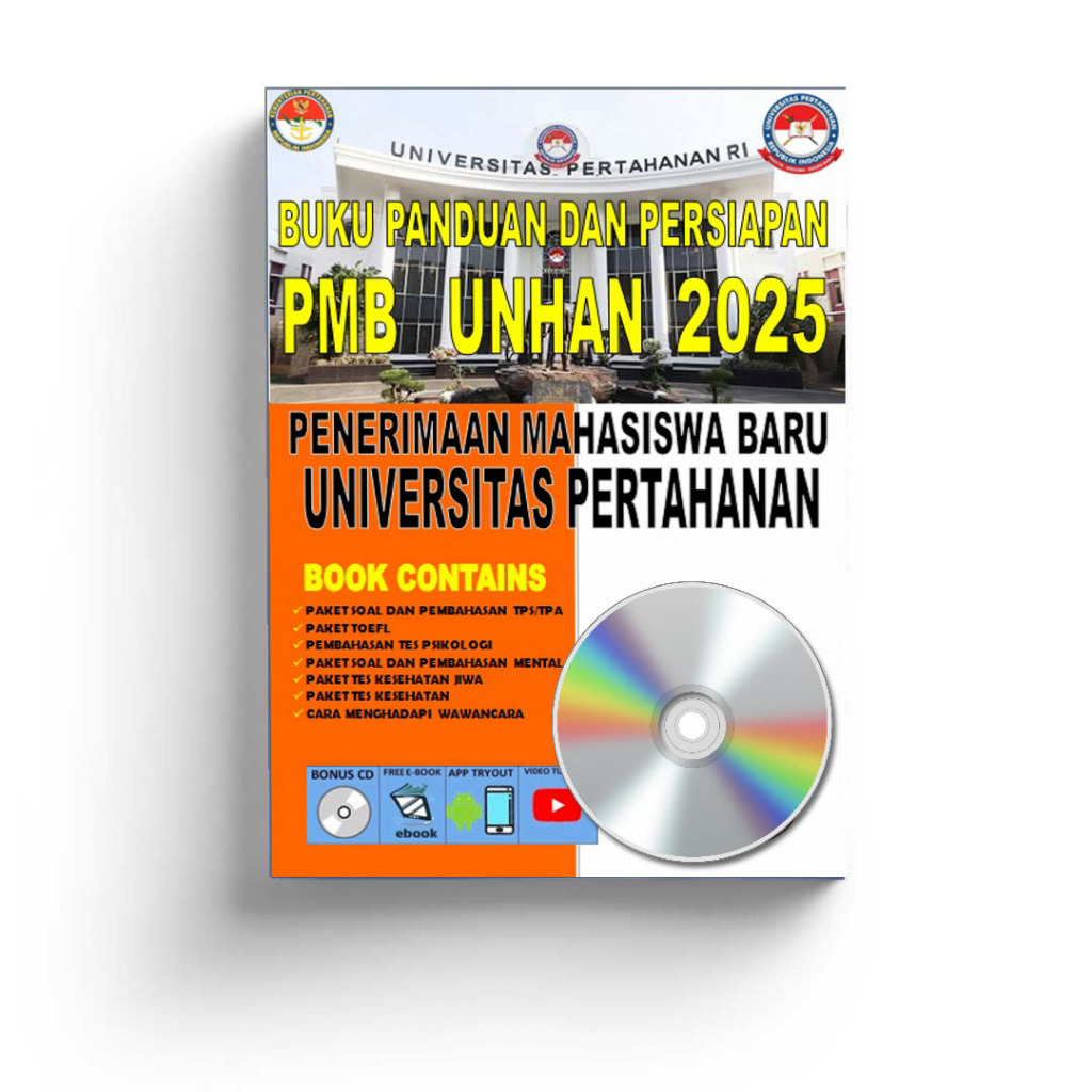Jual BUKU PANDUAN DAN PERSIAPAN PMB UNHAN 2025 UNIVERSITAS PERTAHANAN ...