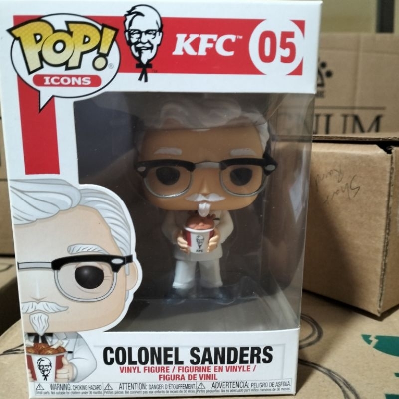 Jual Funko Pop! KFC: Colonel Sanders (With Chicken Bucket) #05 | Shopee ...