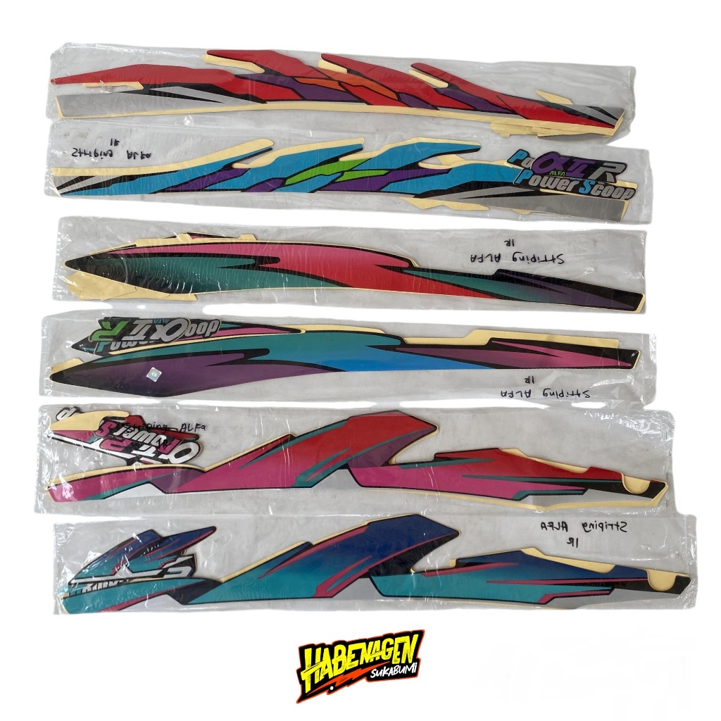 Jual STRIPING ALFA 1994 | striping stiker sticker lis list polet decal ...