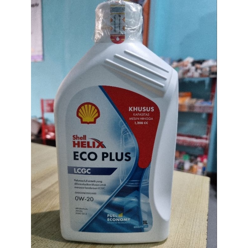 Jual Shell Helix Eco Plus LCGC 0w - 20 Fuel Economy 1 Liter | Shopee ...