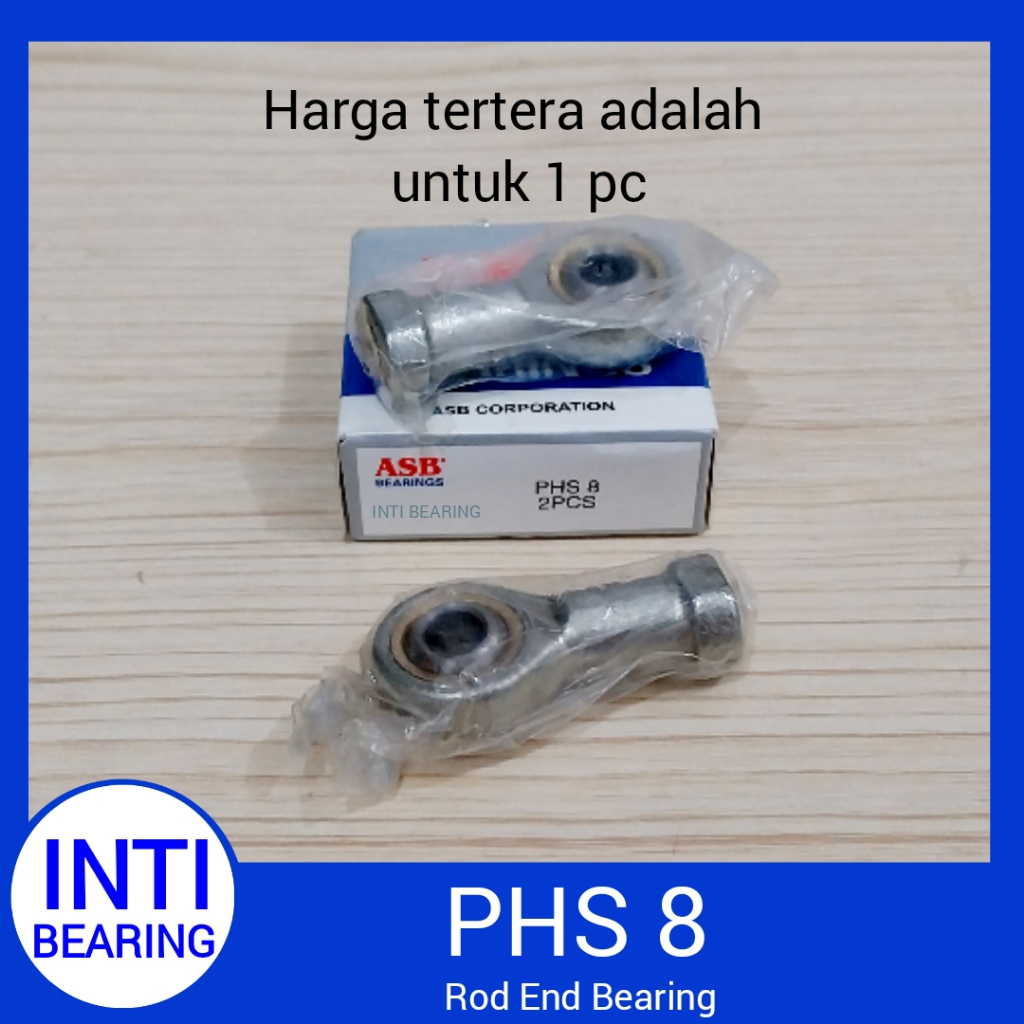 Jual BEARING ROD ENDS PHS 8 ASB DRAT KANAN ROD END BEARING PHS 8 PHS8 PHS-8 DIAMETER AS 8 MM 8MM ...