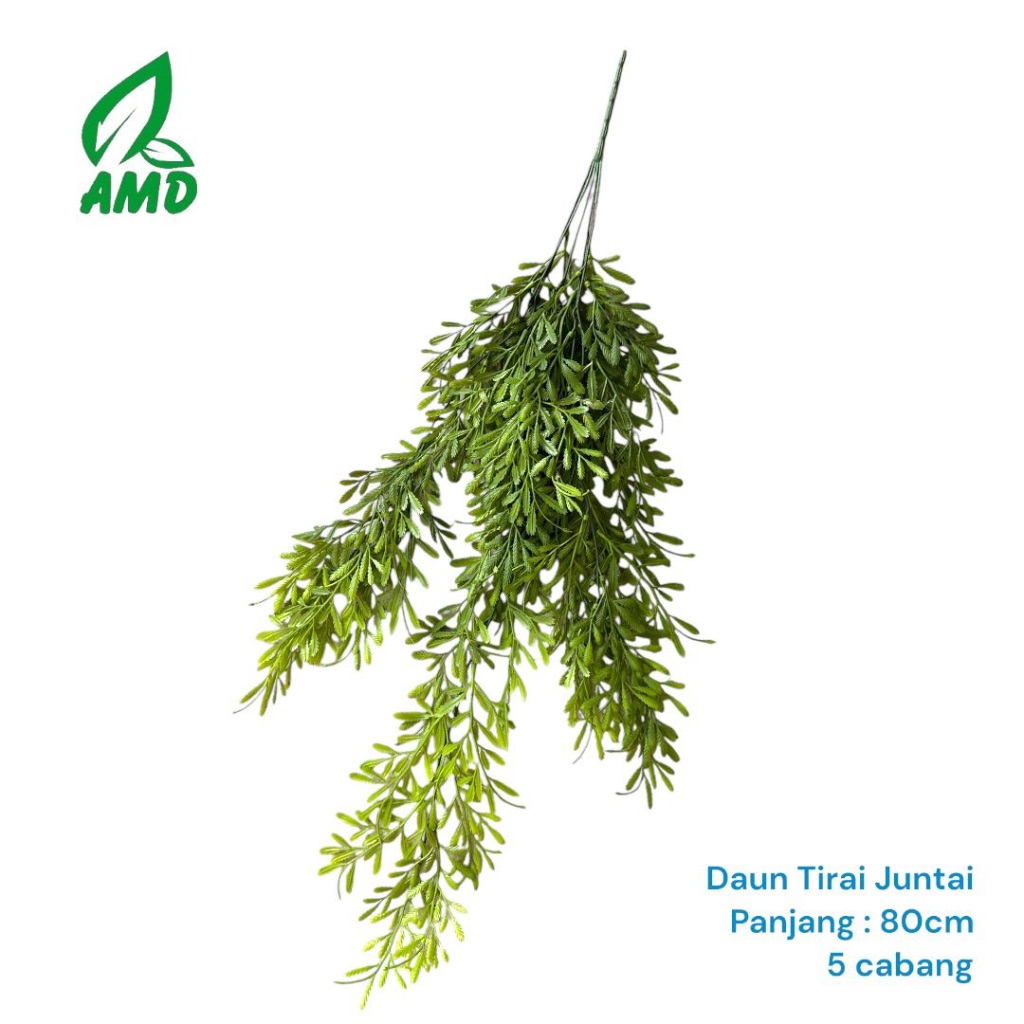 Jual Daun Tirai Tangkai Sintetis Artificial Premium Murah | Shopee ...
