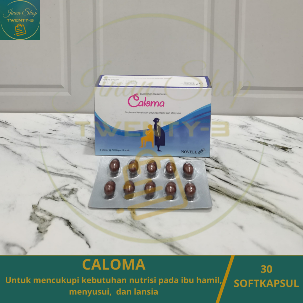 Jual Caloma - suplemen kehamilan dan menyusui | Shopee Indonesia