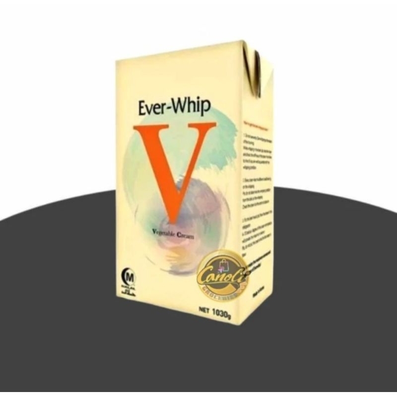 Jual EVER WHIP CREAM V EVER WHIP VANILLA Whipping Non Dairy 1030 gr NEW ...