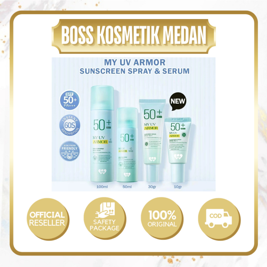 Jual BNB (SUNSCREEN) BARENBLISS My UV Armor Sunscreen SPF50+ PA+++ | Shopee Indonesia