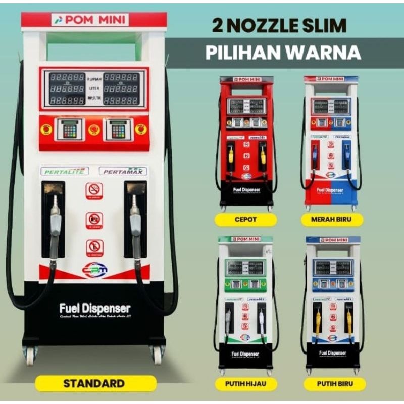 Jual POM MINI / PERTAMINI DIGITAL 2Nozzle Slim 110Lx2 Murah Berkualitas ...