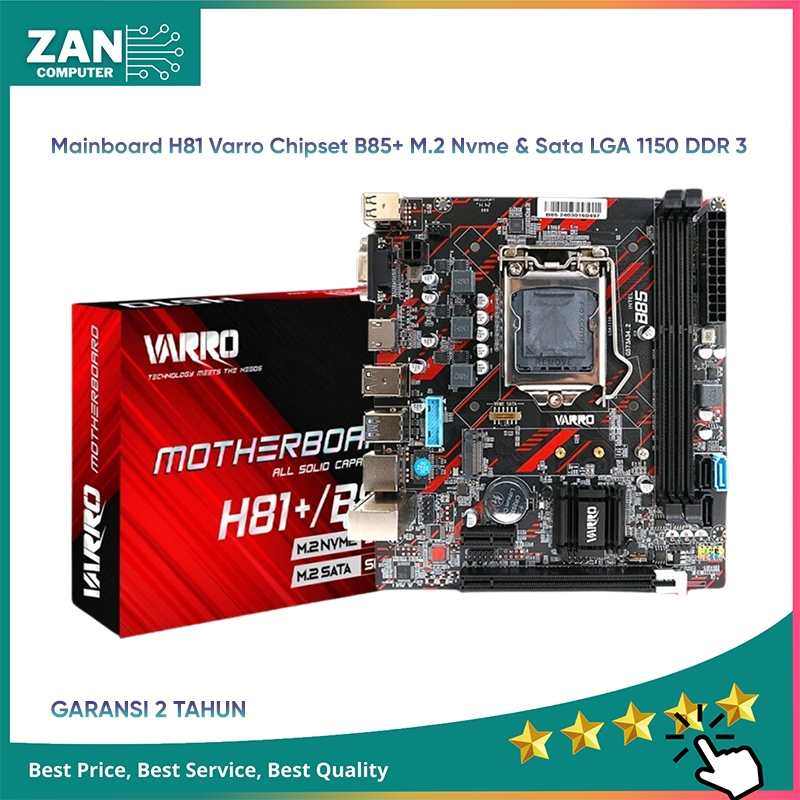 Jual Motherboard Varro H81 Varro Gaming Chipset B85 Lga 1150 ...