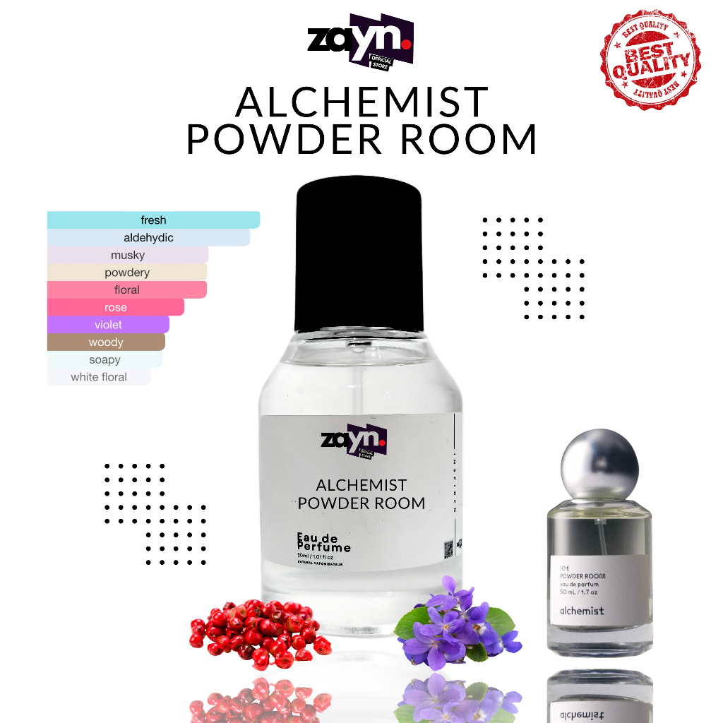 Jual Alchemist Powder Room by ZAYN fresh aldehydic musky powdery floral ...