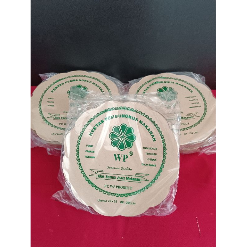 Jual KERTAS MINYAK RENGKOL UKURAN 25X25 CM WP SLAMIR TUTUP NASI BOX ...