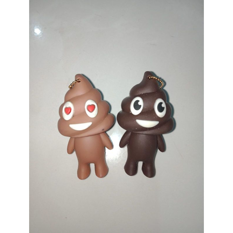 Jual (SET 2) Official Poop Keychain (Original Gacha) | Shopee Indonesia