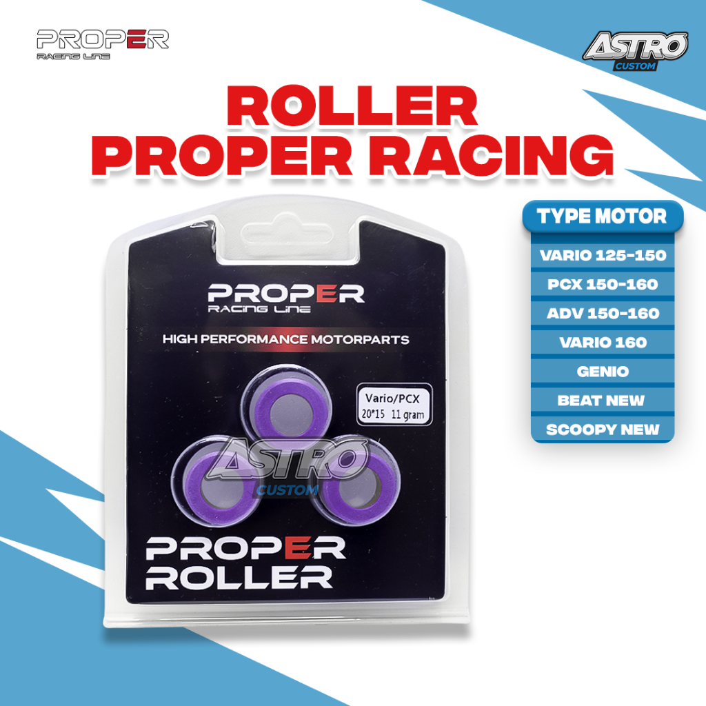 Jual Roller Proper Racing Line Vario 125 150 PCX ADV 160 STYLO Genio ...