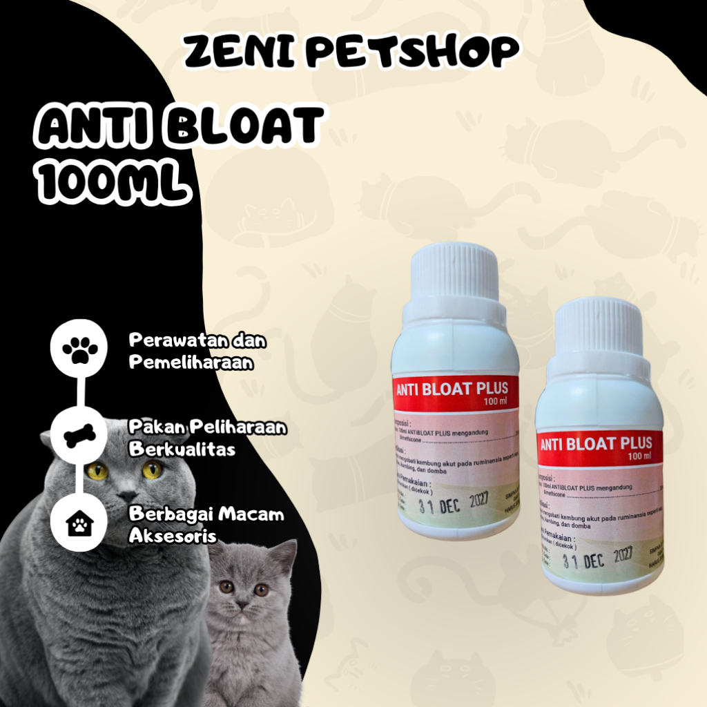 Jual Obat Kembung Ternak - Anti Bloat Plus 100 ml - Mirip Banget Sama ...