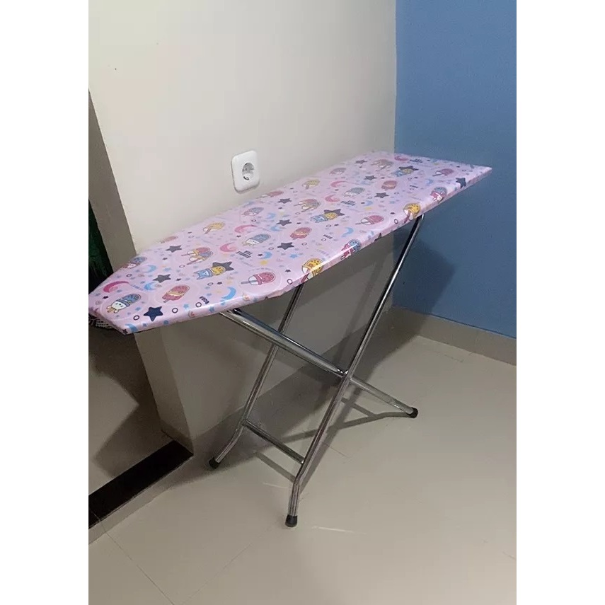Jual Meja Setrika Rangka Besi Chrome Stainless / Meja Gosok / Rak ...