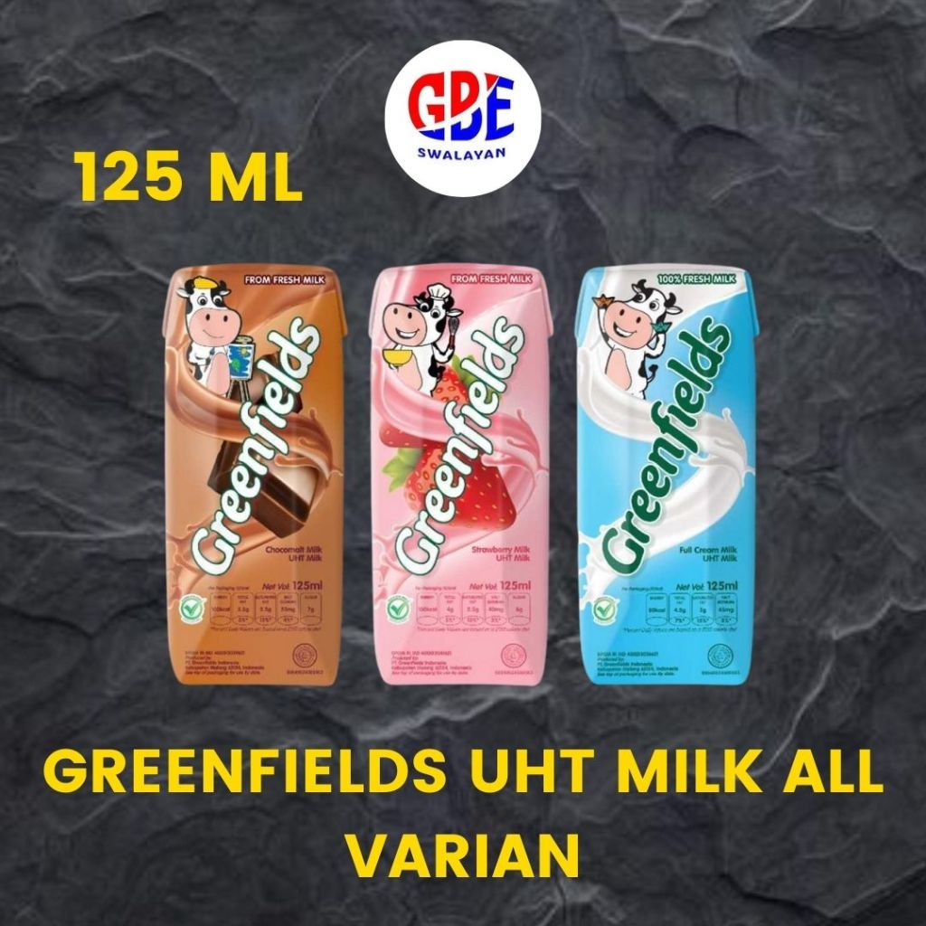 Jual Greenfields UHT ALL Variant Cokelat | Strawberry | Full Cream Milk ...