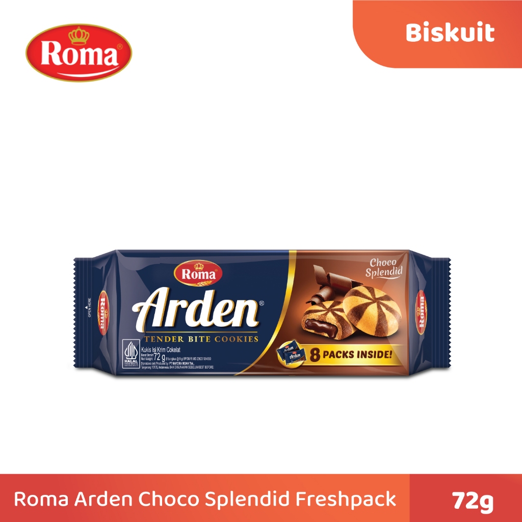 Jual Roma Biskuit Arden Choco Splendid Freshpack | Shopee Indonesia