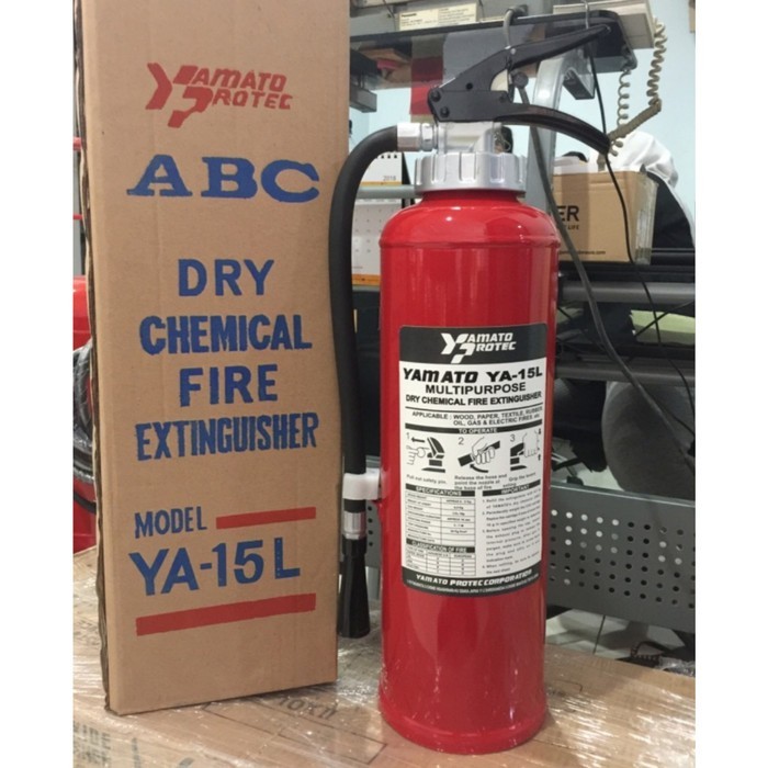 Jual APAR YAMATO YA - 15L 4,5 KG ABC DRY POWDER TABUNG PEMADAM API | Shopee Indonesia