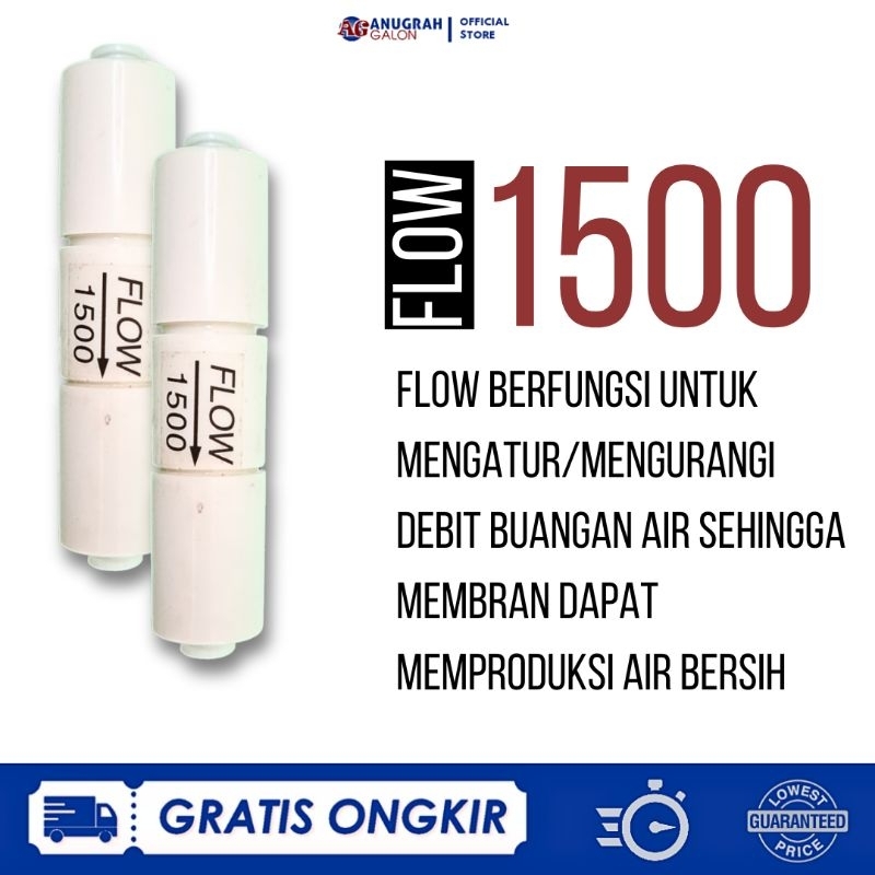 Jual Flow Restrictor untuk Mesin Reverse Osmosis ukuran 1500 | Shopee ...