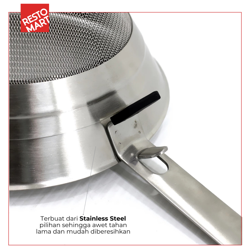 Jual Saringan Kerucut / Conical Strainer Fine Mesh 20 cm RESTOMART ...