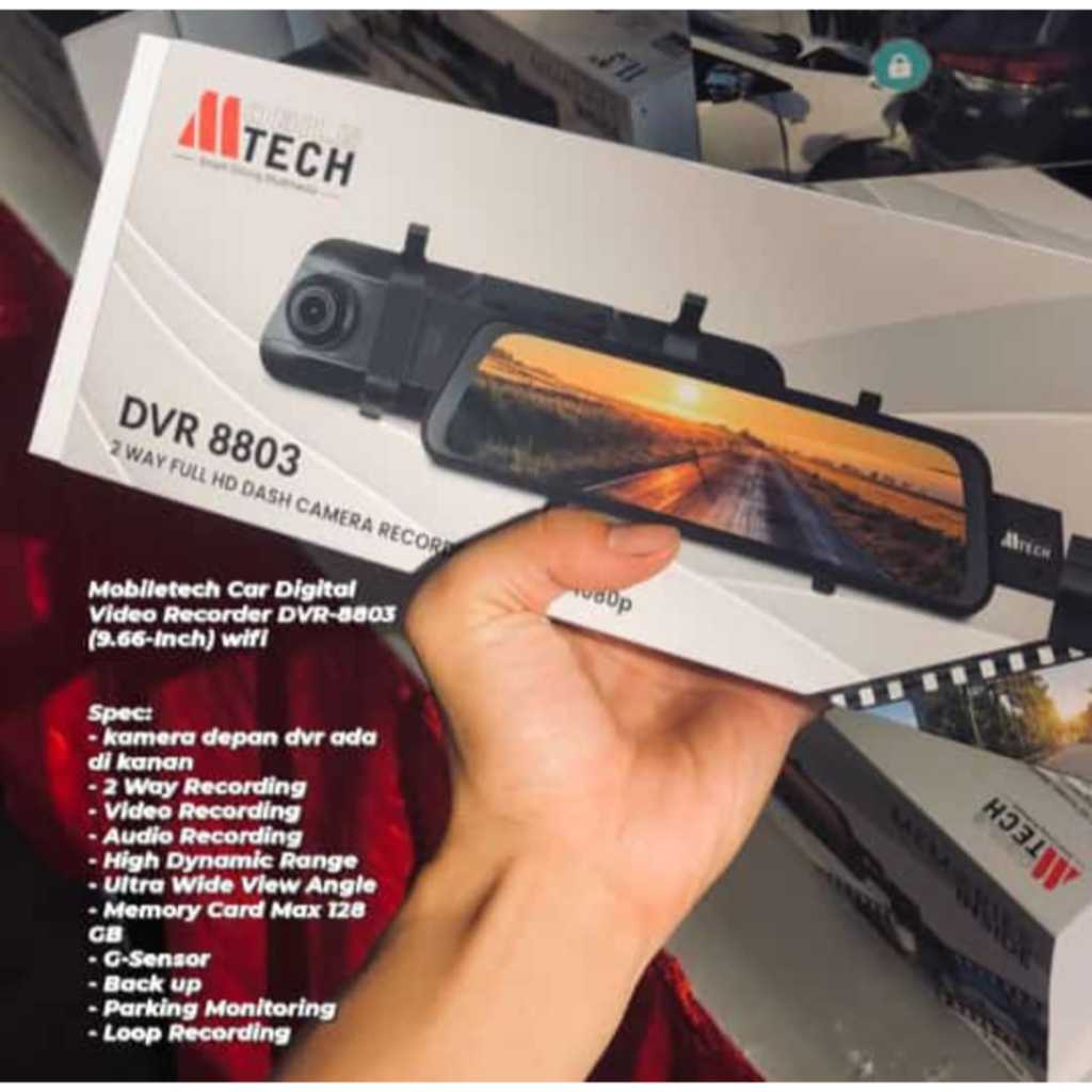 Jual DASHCAM DVR MOBILETECH 9,66 INCH (WIFI) | Shopee Indonesia