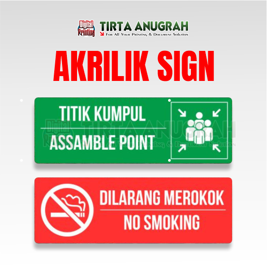 Jual TIRTA ANUGRAH - AKRILIK SIGN CUSTOM UKURAN 30X10 CM | Shopee Indonesia