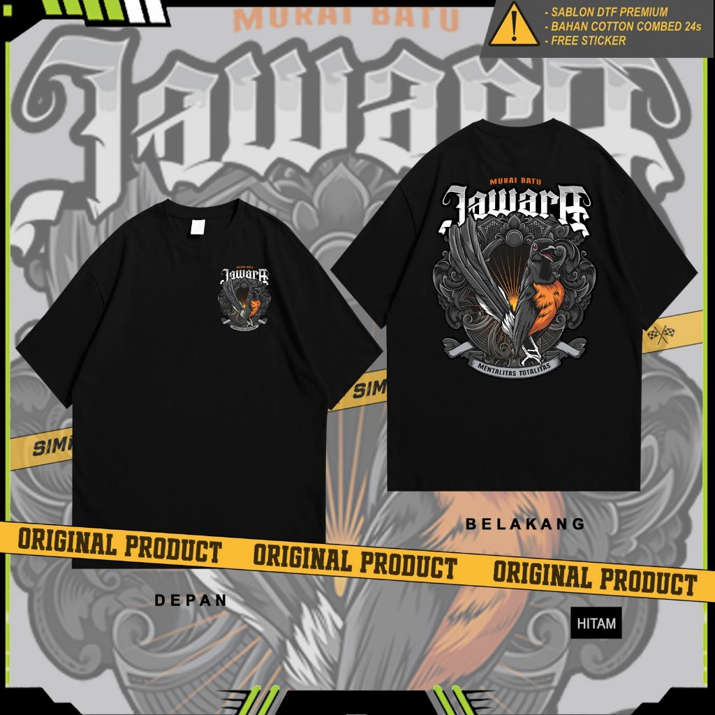 Jual KAOS MURAI BATU JAWARA MENTALITAS TOTALITAS | Shopee Indonesia