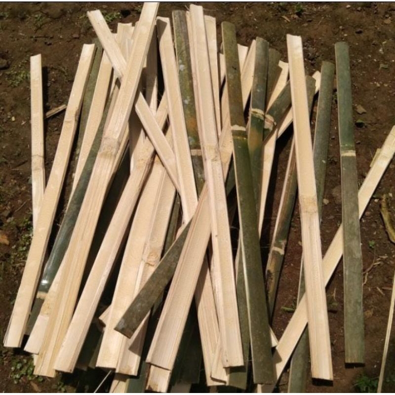 Jual Bilah Bambu / Penyangga Tanaman Bambu Natural / Ajir Tanaman Bambu ...