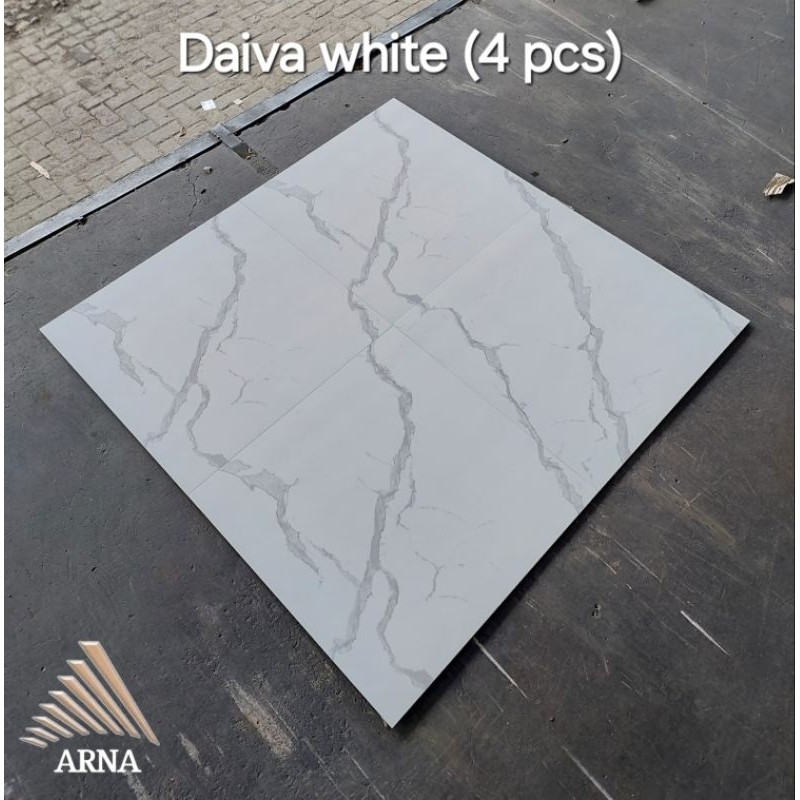 Jual Granit Lantai 60x60 Davia White | Shopee Indonesia
