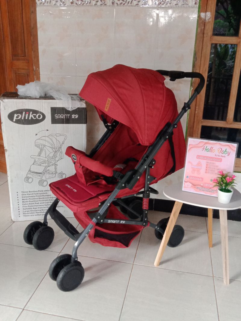Jual stroller pliko rh LIKE NEW lengkap dus dan lainlain | Shopee Indonesia