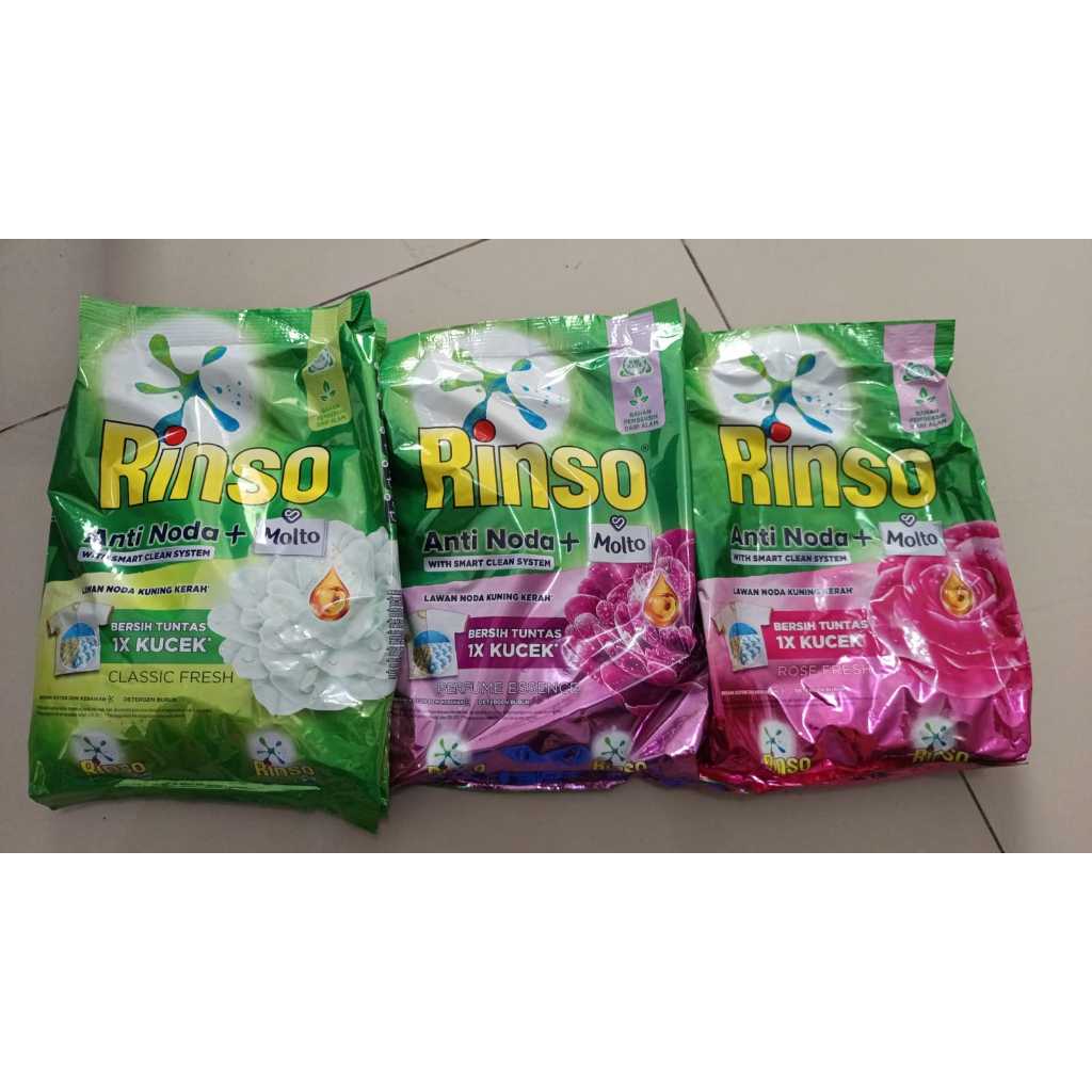 Jual RINSO Anti Noda +MOLTO Detergen Bubuk 770gr 3 varian Wangi ...