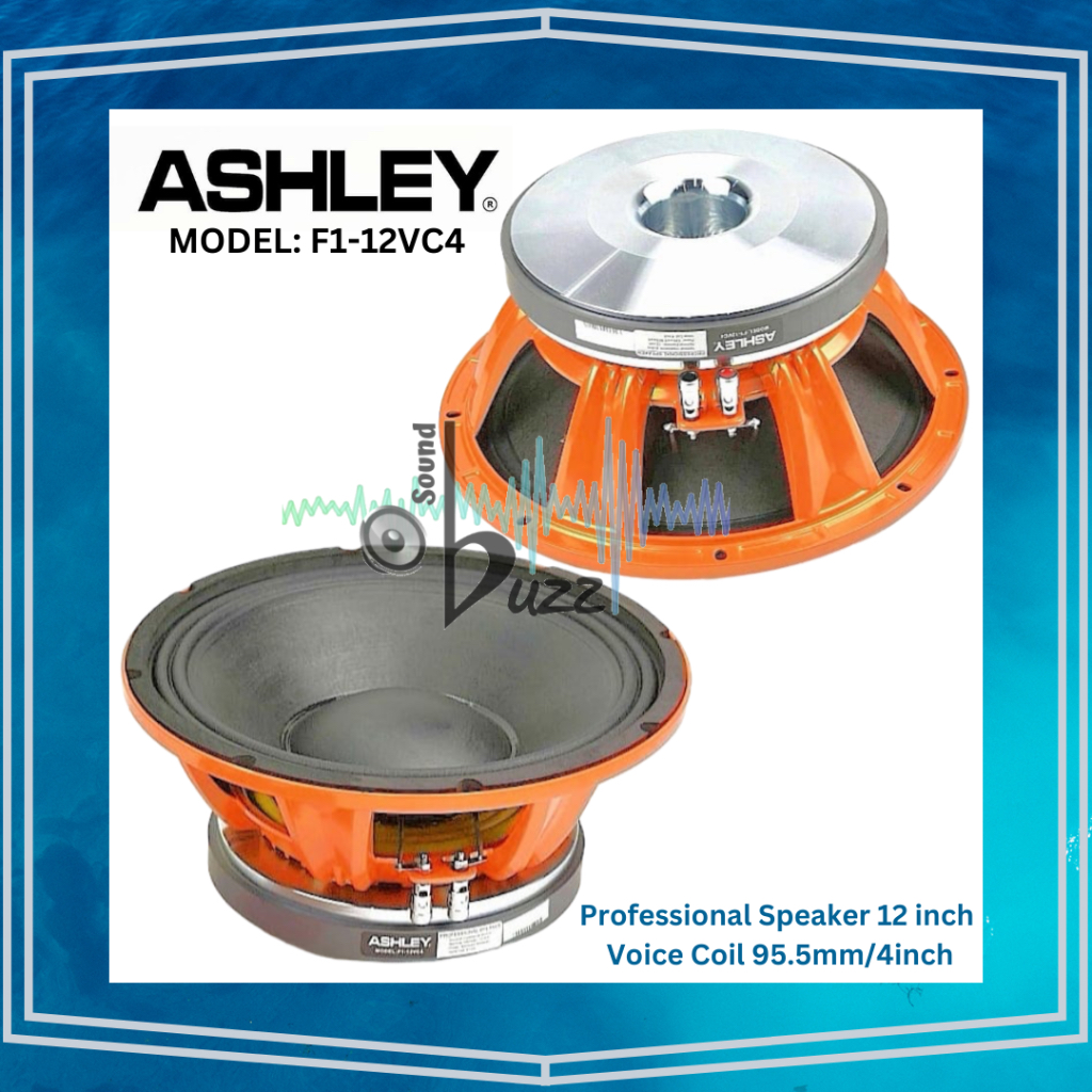Jual Speaker ASHLEY F1-12VC4 Professional Speaker 12 inch ASHLEY ...