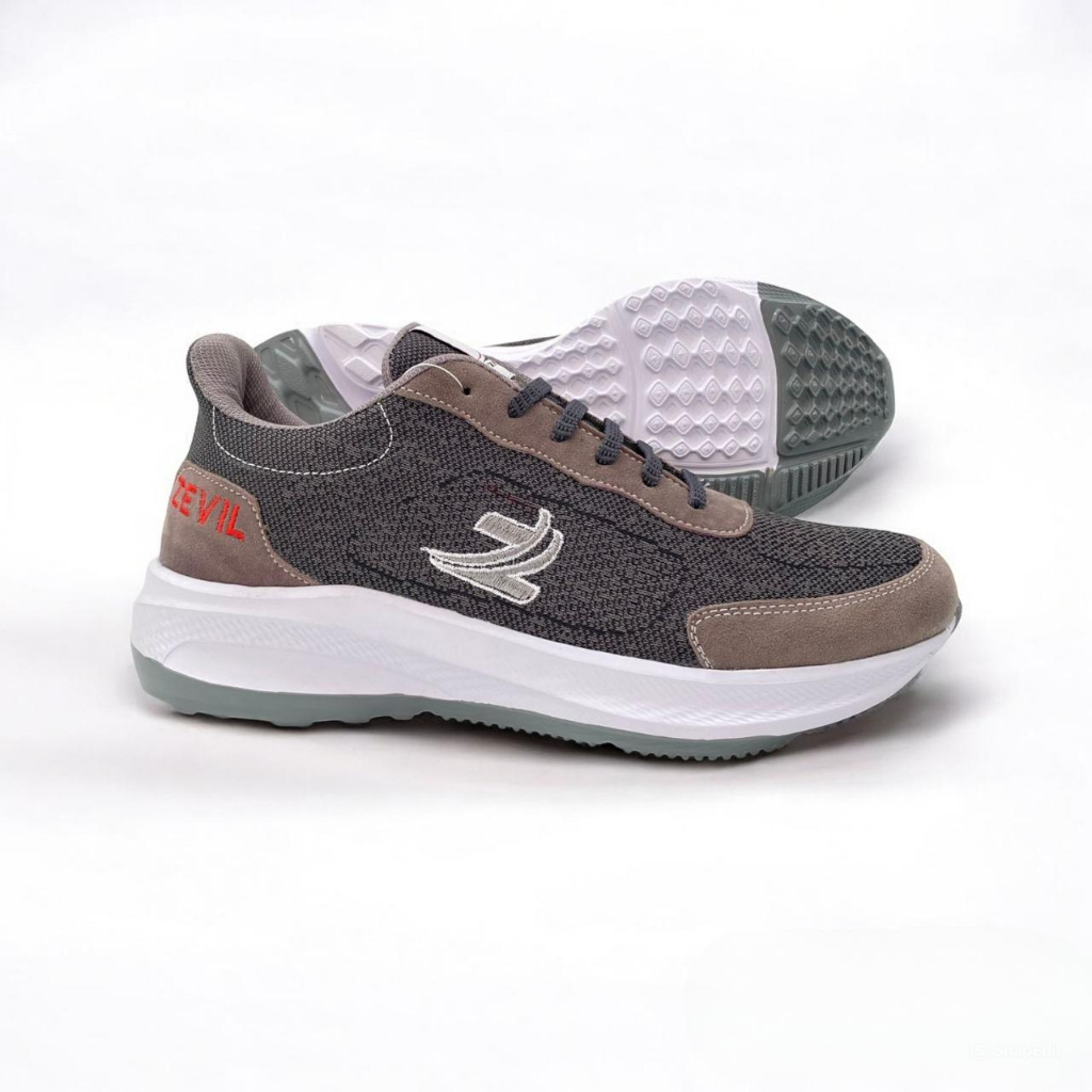 Jual Sneakers Hitam Zevil Original Sepatu Olahraga Running Jogging Lari Sekolah Pria | Shopee ...