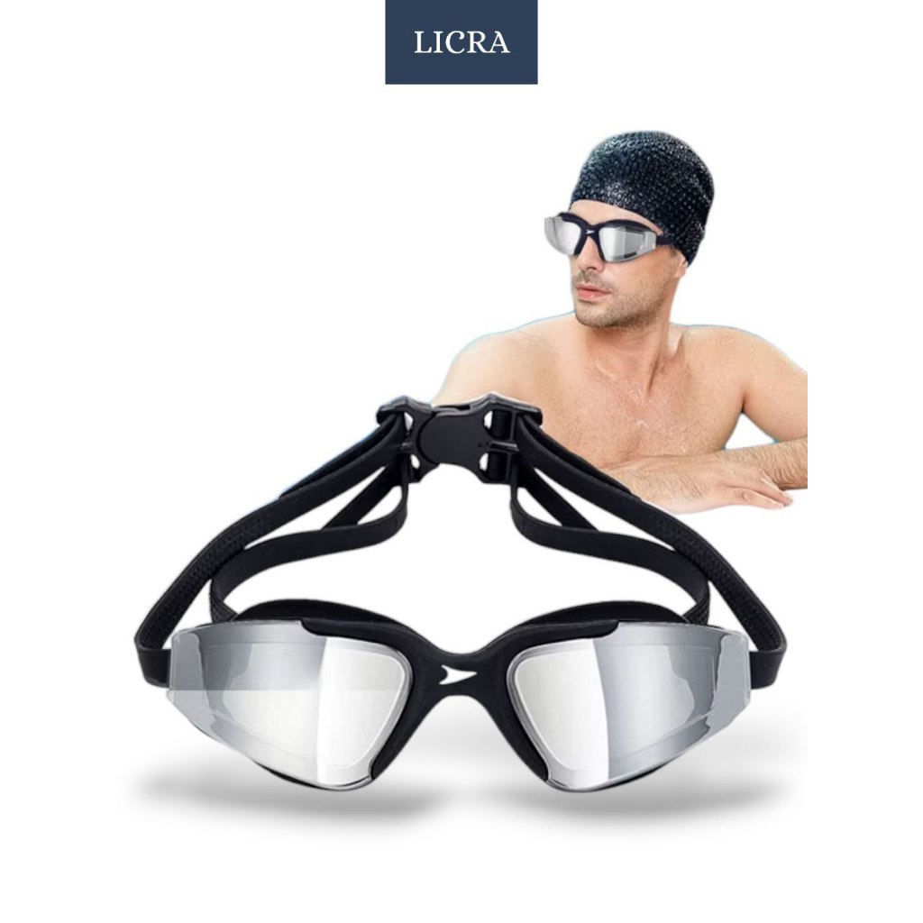 Jual LICRA Kacamata Berenang Dewasa Profesional Remaja Unisex Pria Wanita LY002 | Shopee Indonesia
