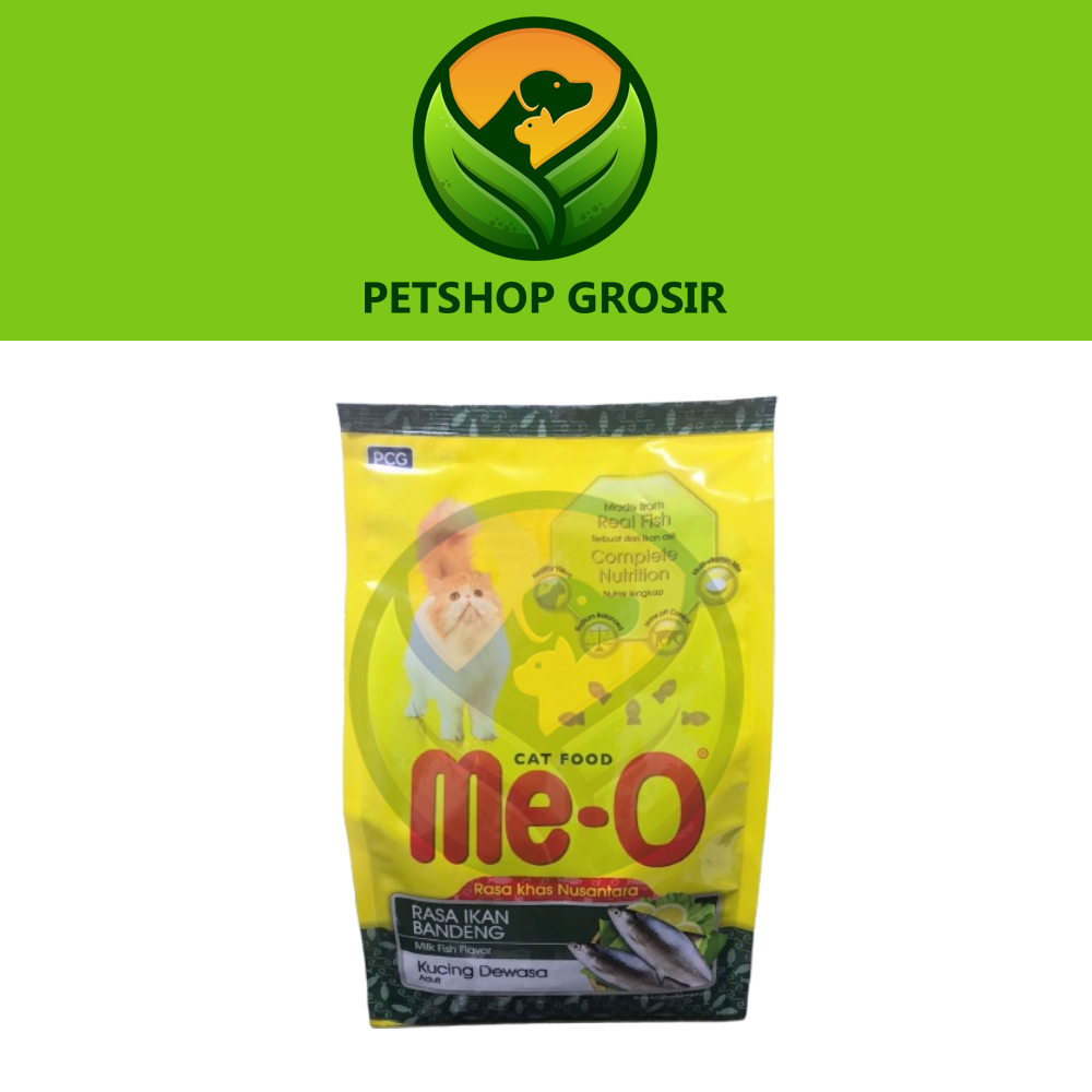 Jual Meo Rasa Khas Nusantara Ikan Bandeng 1.2KG Cat Food Meo Ikan ...
