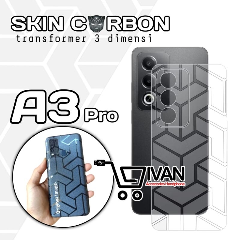 Jual Skin Carbon/Anti Jamur 3 Dimensi Transformer Oppo A3 Pro | Shopee ...