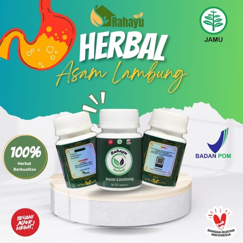 Jual Rahayu Herbal Asam Lambung Berkhasiat Mengatasi Gerd Maag Anxiety ...