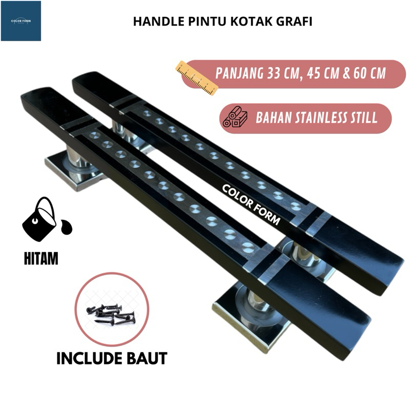 Jual handle pintu kotak grafi panjang 33 cm 45 cm 60 cm handle pintu ...