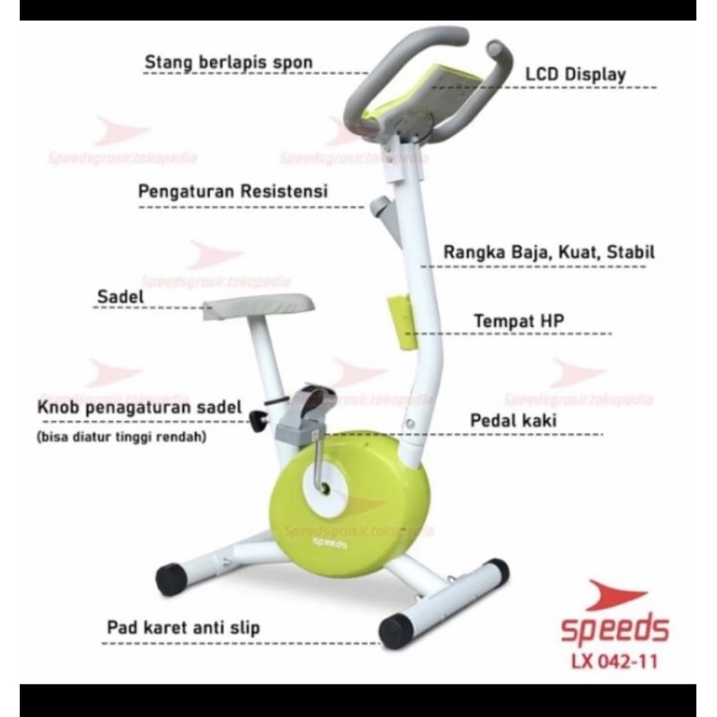 Jual Sepeda Statis Exercise Belt Bike Sepeda Fitness Spinning Bike 042 ...