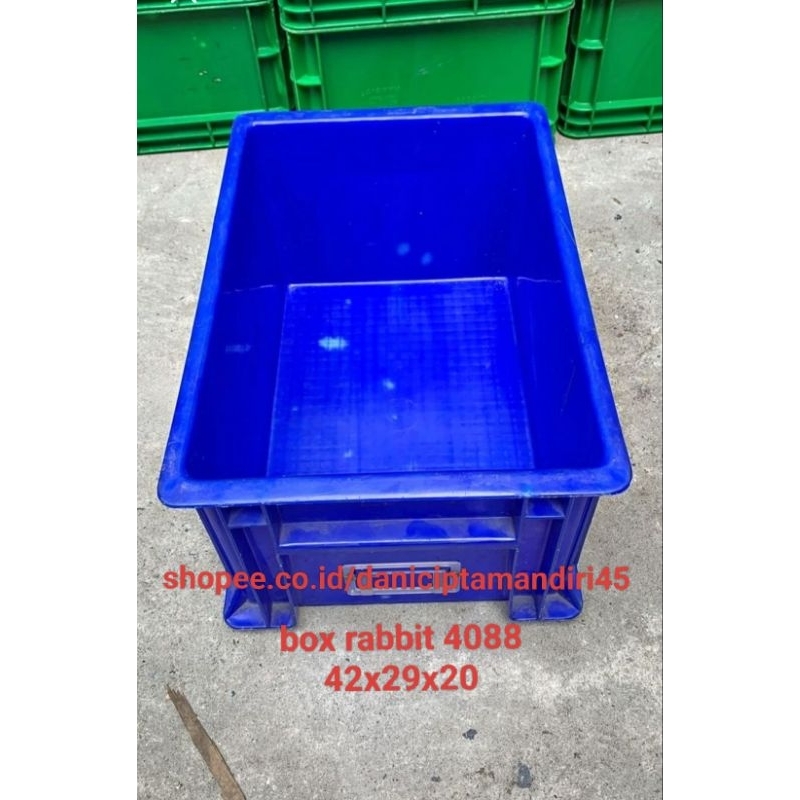 Jual box container rabbit 4088, bok plastik, bok baut, box ikan, box ...