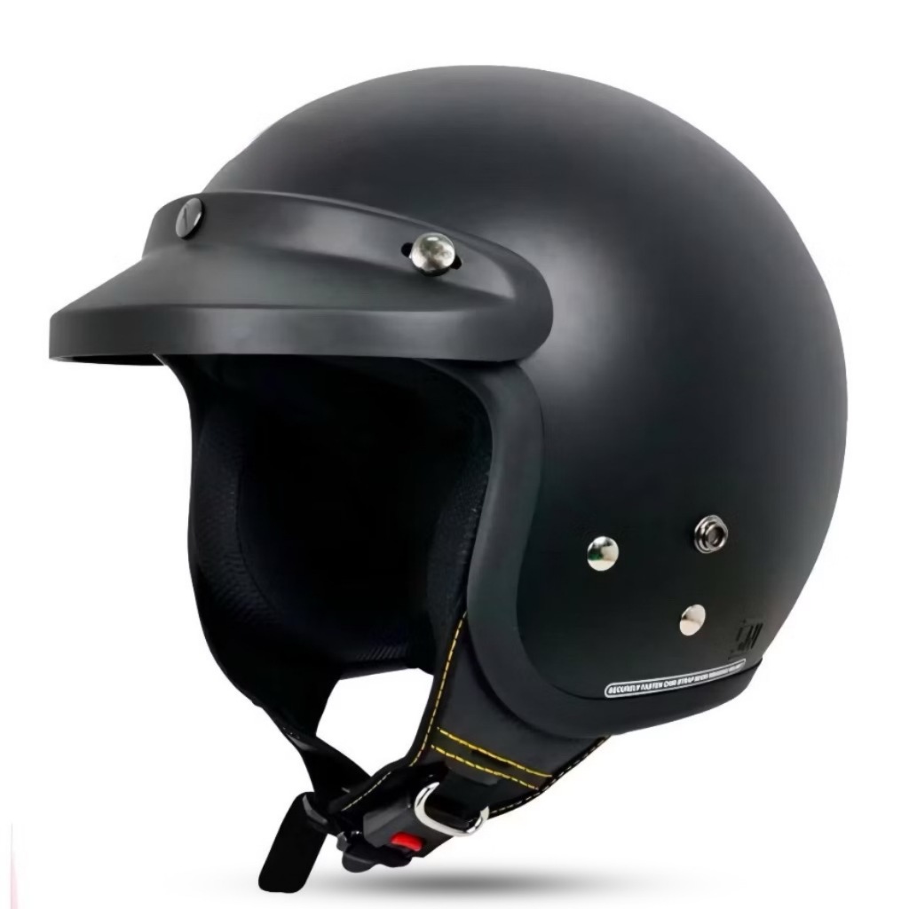 Jual HELM BOGO CG HALF FACE RETRO BUSA BISA DILEPAS KACA DATAR CEMBUNG ...