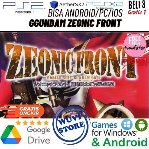 Jual PS 2 Gundam Zeonic Front | Bisa di PC / Android / IOS Plus ...