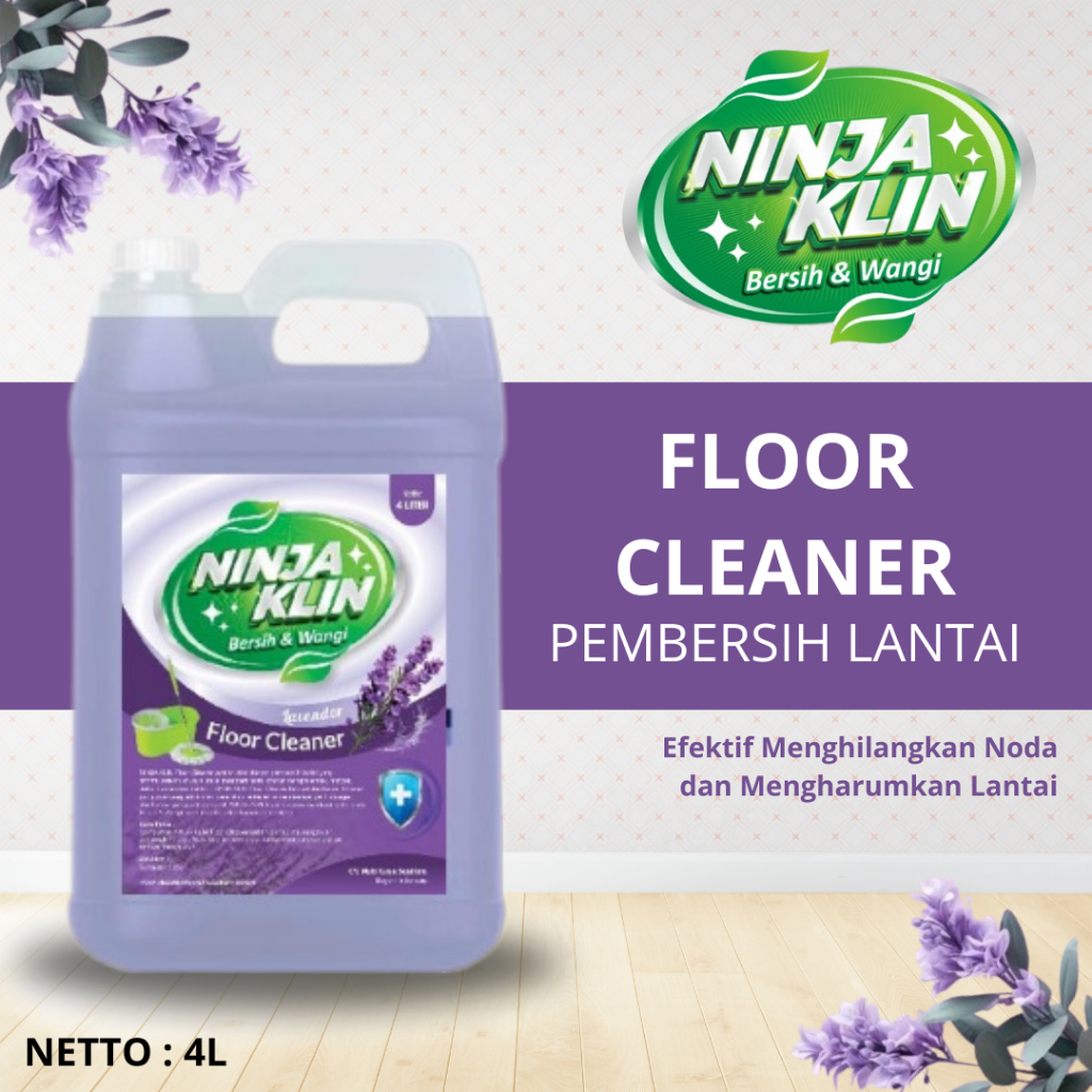 Jual NINJAKLIN | Floor Cleaner | Sabun pel lantai | sabun pel | Apel ...