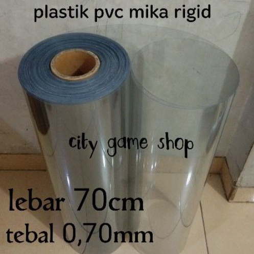 Jual KP8 plastik pvc mika rid kaku lebar 7cm x 1meter tebal 7mm | Shopee Indonesia