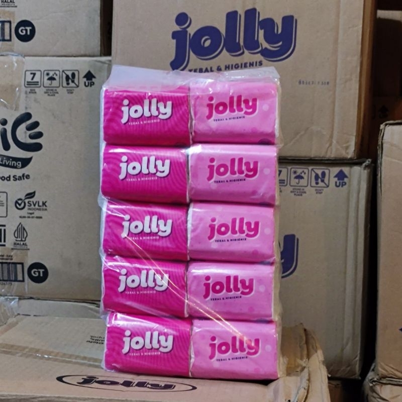 Jual [10 pack] Tisu JOLLY POP UP kuliner 200 sheet tissue popup kecil ...