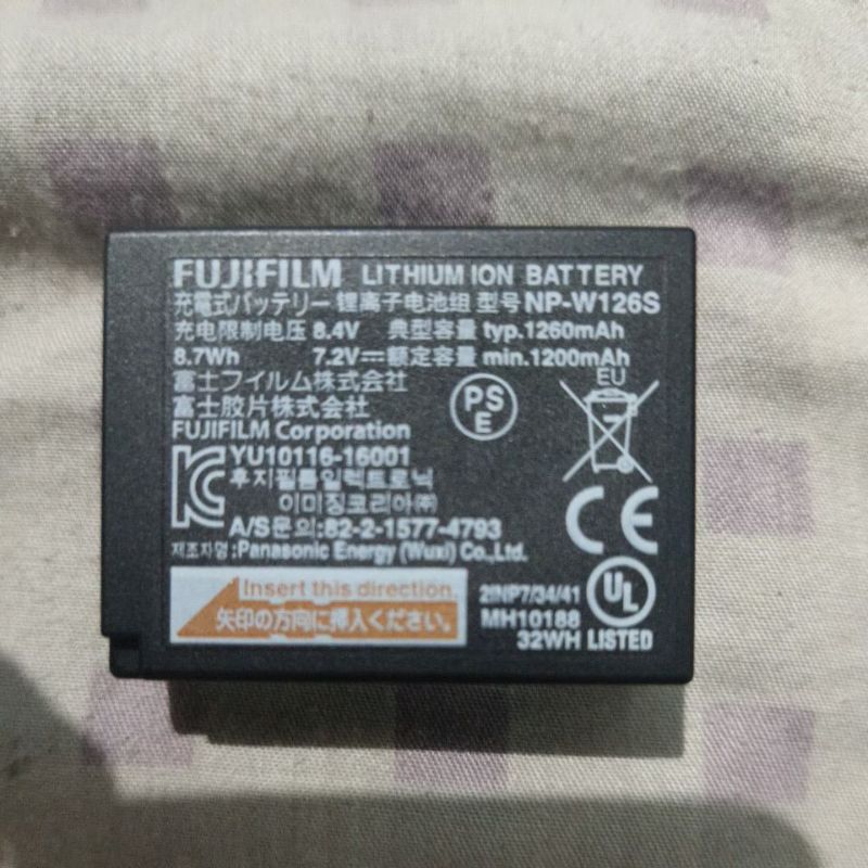 Jual Fujifilm Battery NP-W126S Original | Shopee Indonesia