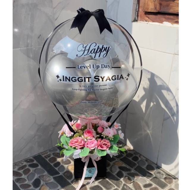 Jual Buket Bucket Bouquet Balon/Balon ucapan/Bouquet Balon/Buket Balon ...