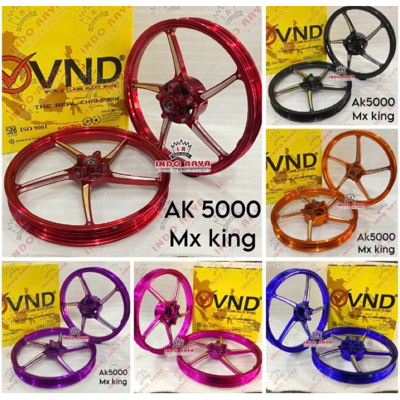 Jual VND VELG AK5000 FOR MX KING/JUPITER/F1ZR/VEGA UK 1.60X17/1.60X17 ...