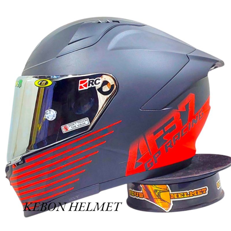 Jual KYT STRIKER AF37 REPLICA BLACK RED MATT(ORIGINAL) PAKET GANTANG ...