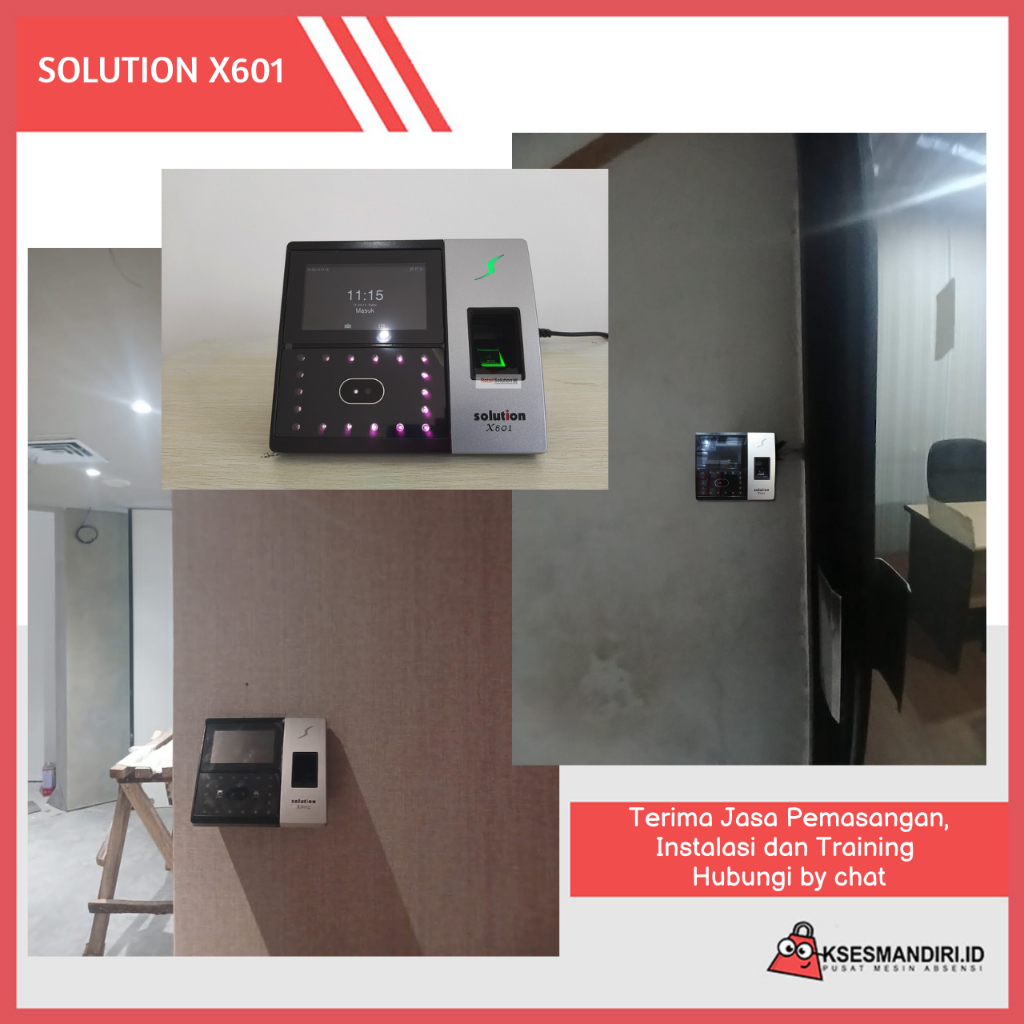 Jual Mesin Absensi Access Door Fingerprint Solution X601 | Shopee Indonesia